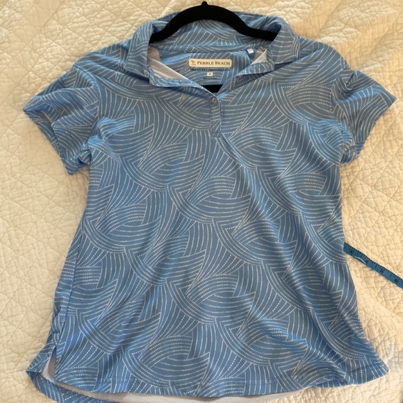 Pebble Beach | Tops | Pebble Beach Light Blue Polo S | Poshmark
